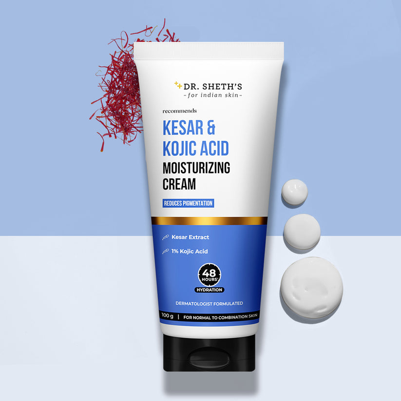 Kesar & Kojic Acid Moisturizing Cream - 100g – Dr Sheth's