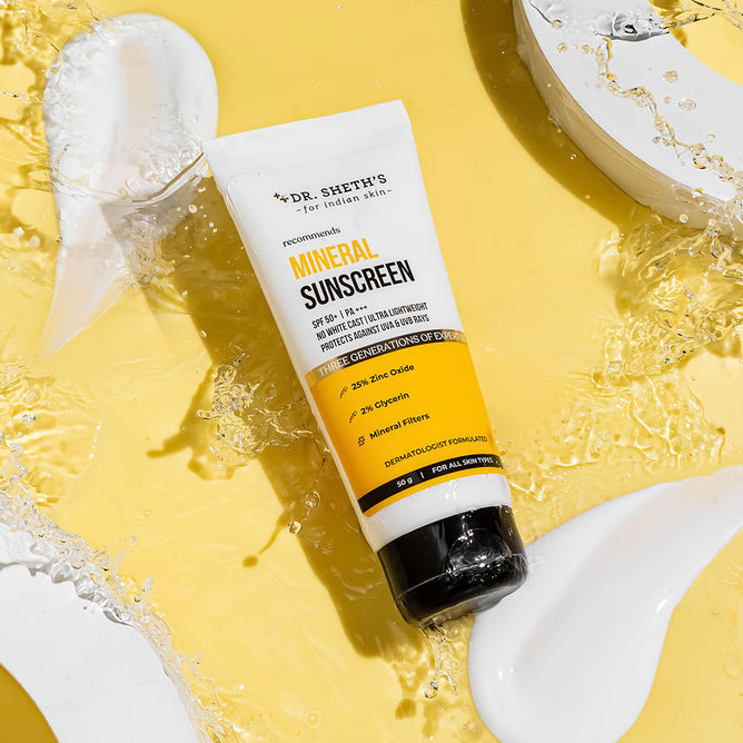 Best Sunscreen for Indian Skin SPF 50+++ – Dr Sheth's