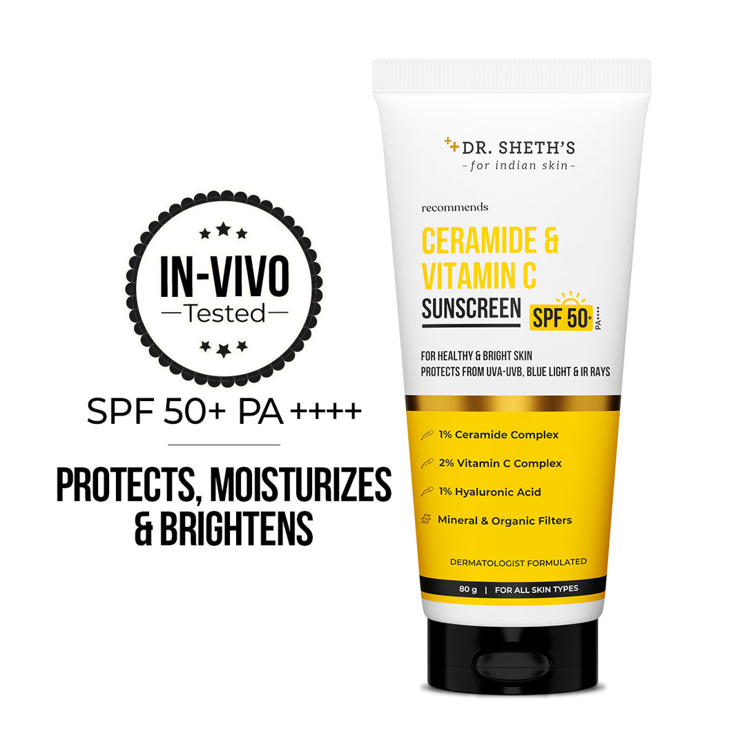 One-Step Skincare Routine Is Here With Dr Sheth's Sunscreen Range!