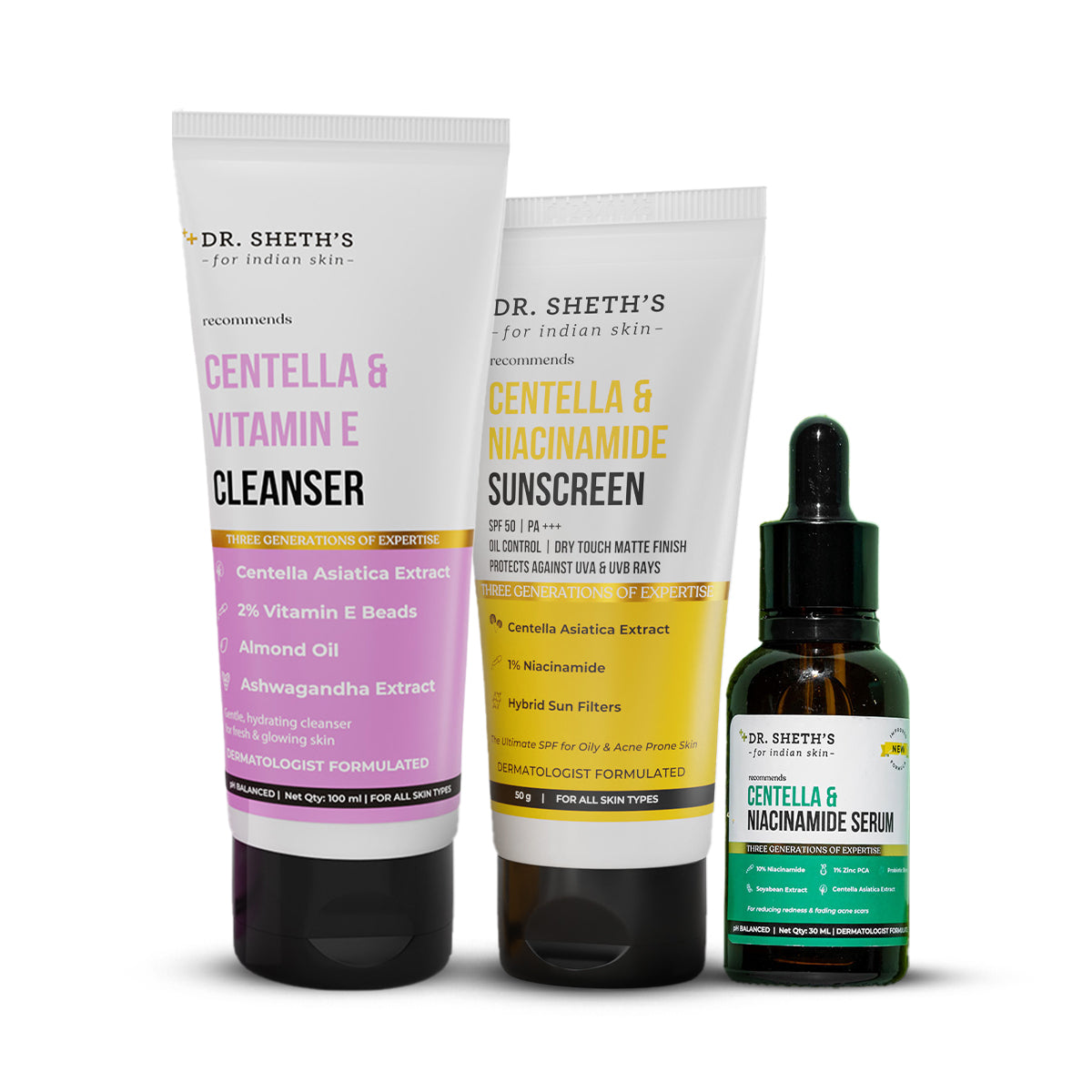 Centella Acne-Control Kit - Dr Sheth's