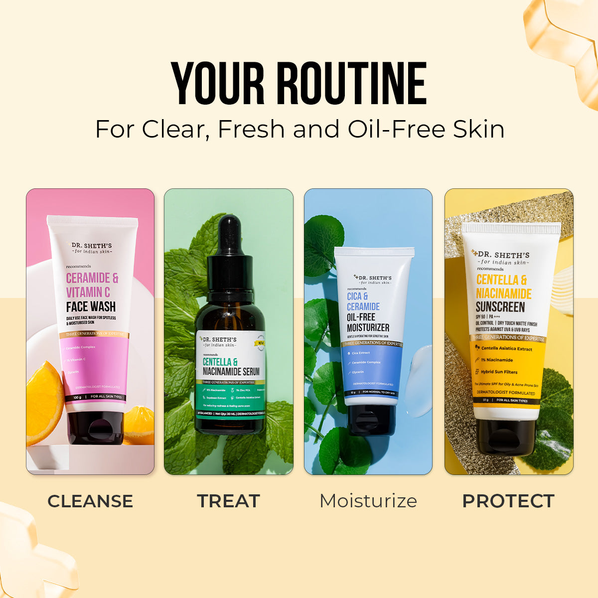 Centella Acne-Control Kit - Dr Sheth's