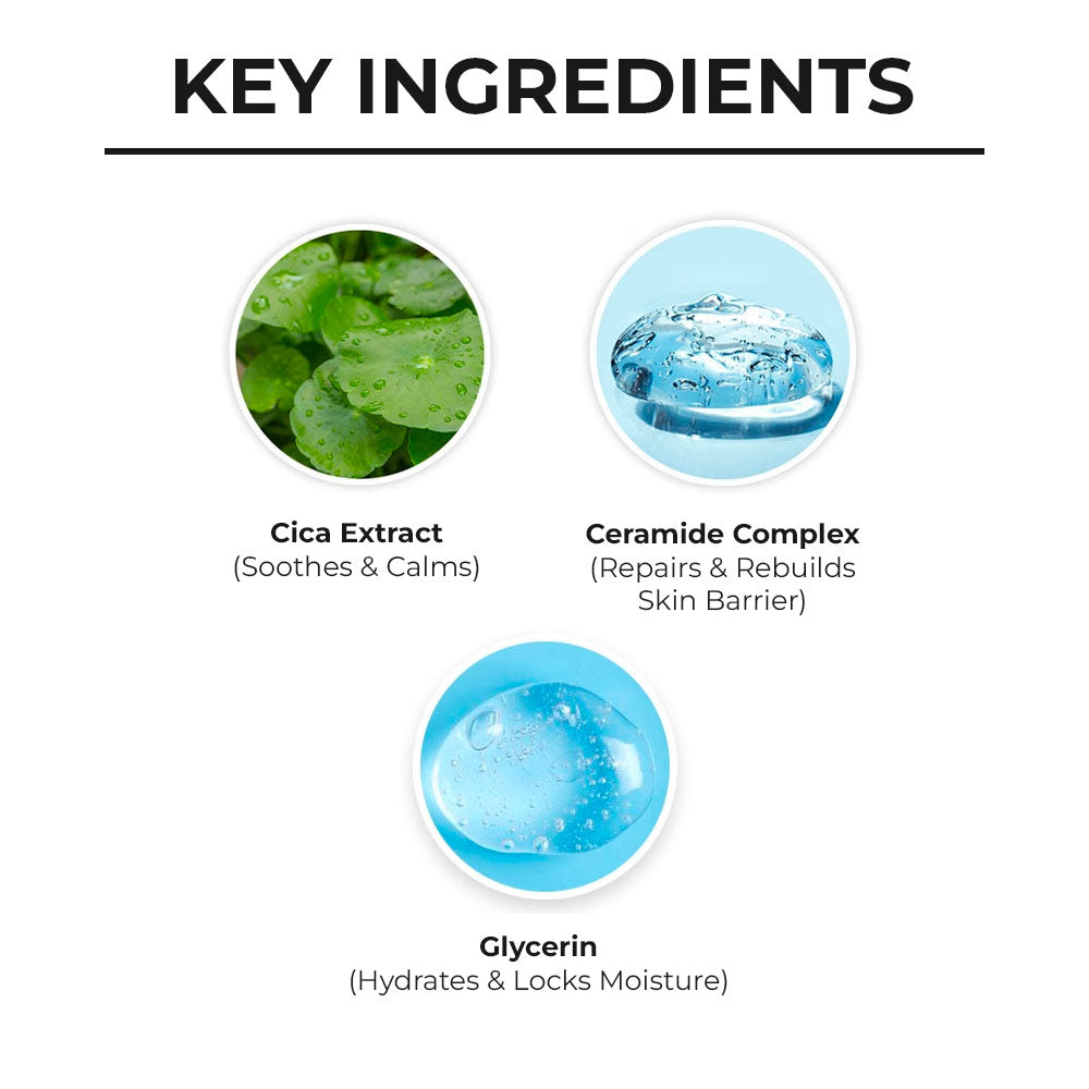 Cica & Ceramide Oil-Free Moisturizer - 50g - Dr Sheth's