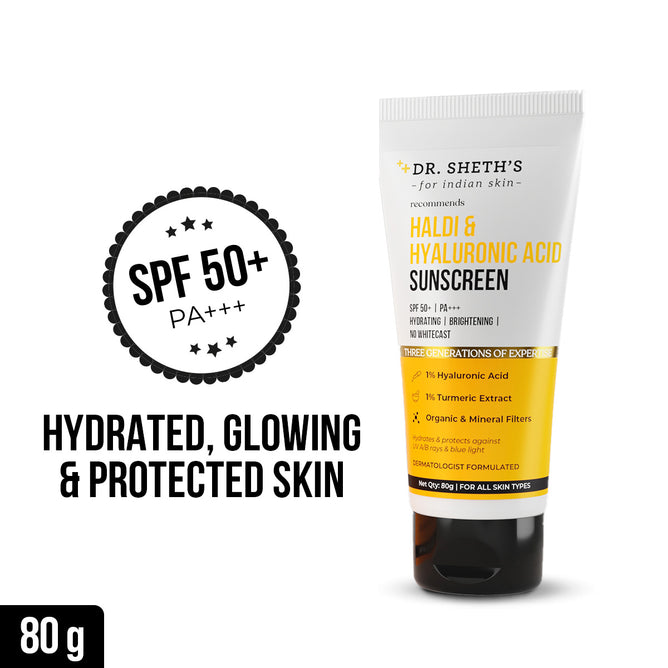 One-Step Skincare Routine Is Here With Dr Sheth's Sunscreen Range!