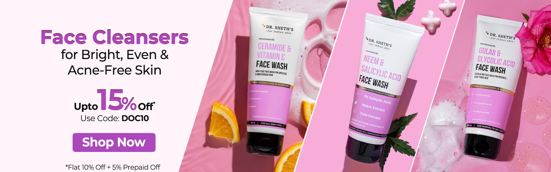 Dr Sheth Skincare Products for Indian Skin - Upto 10% Off