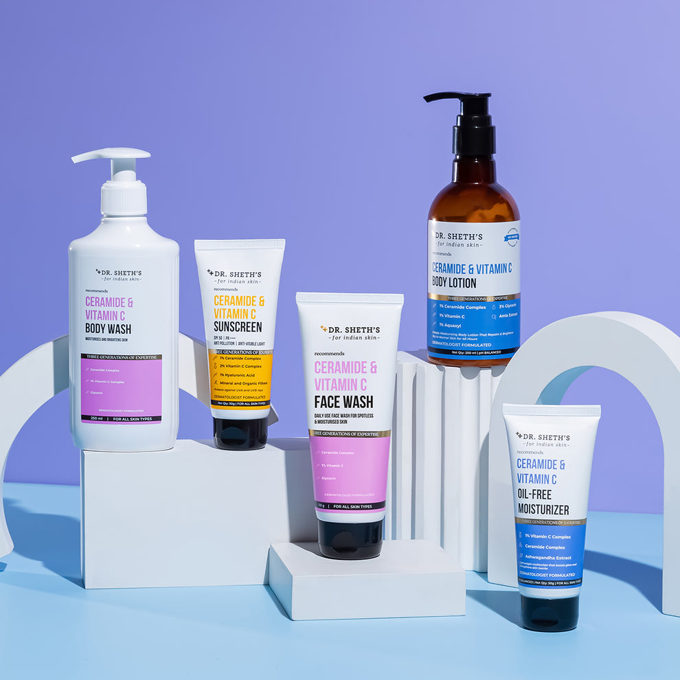 Glowing Skincare Regimen Combo – Dr Sheth's
