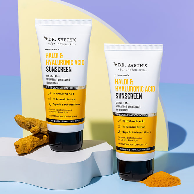 Best Sunscreen for Indian Skin SPF 50+ | Dr Sheth's