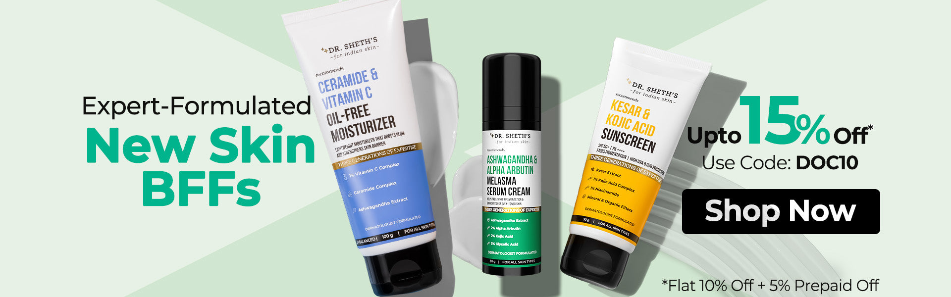 Dr Sheth Skincare Products for Indian Skin - Upto 10% Off