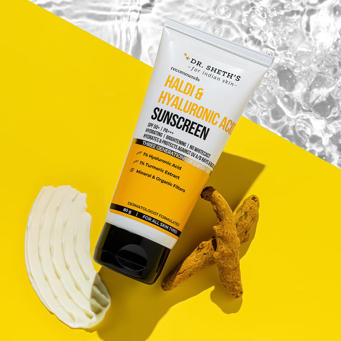 One-Step Skincare Routine Is Here With Dr Sheth's Sunscreen Range!