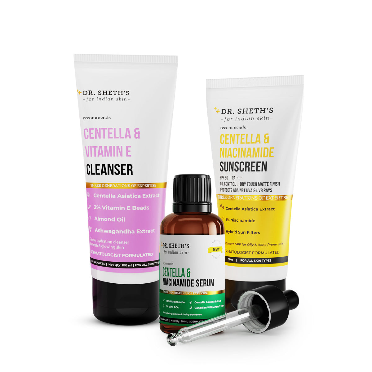 Centella Acne-Control Kit - Dr Sheth's